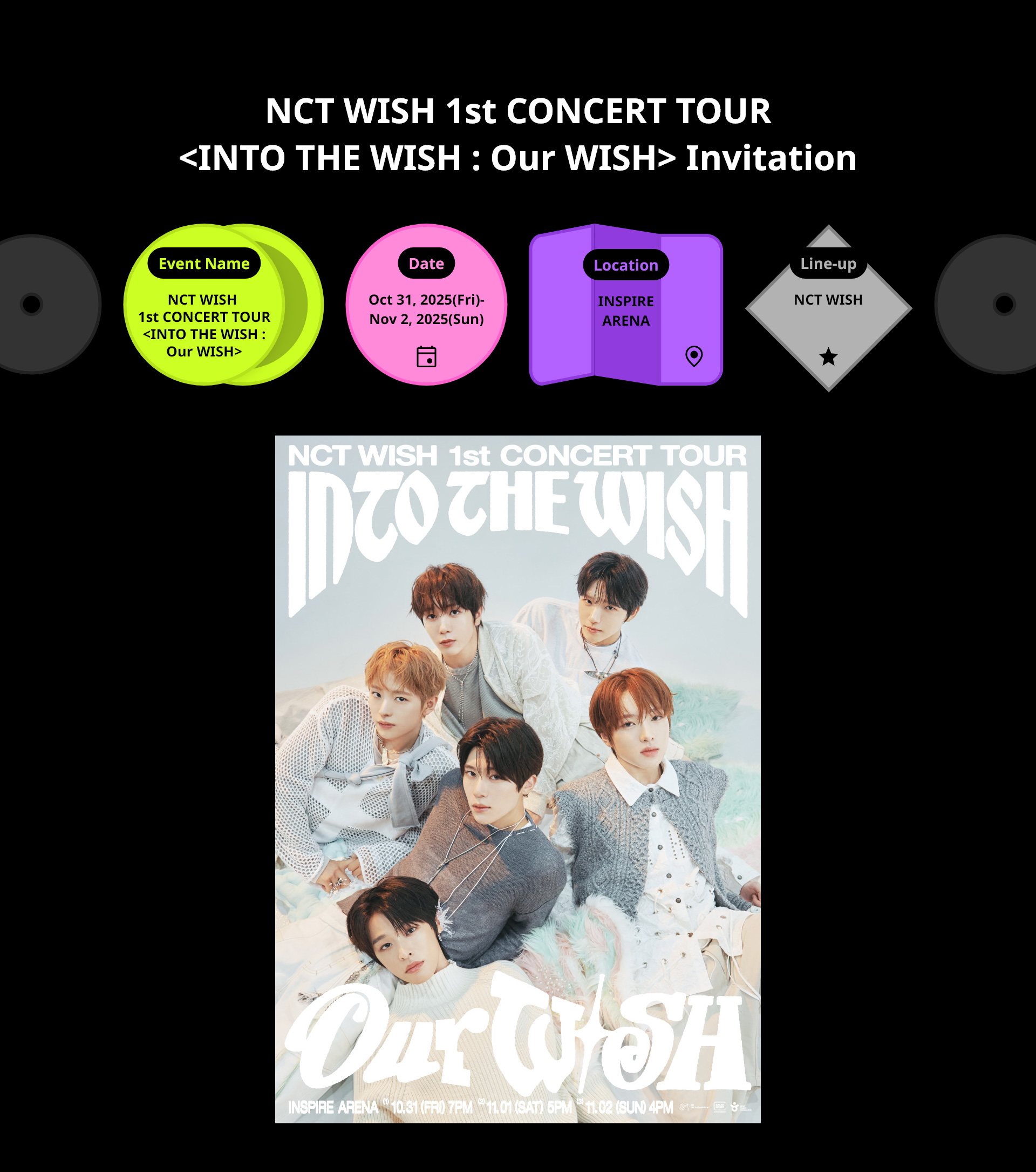 TICKET TO K-VIBE with NCT WISH 1st CONCERT TOUR in INCHEON- VISITKOREA ...