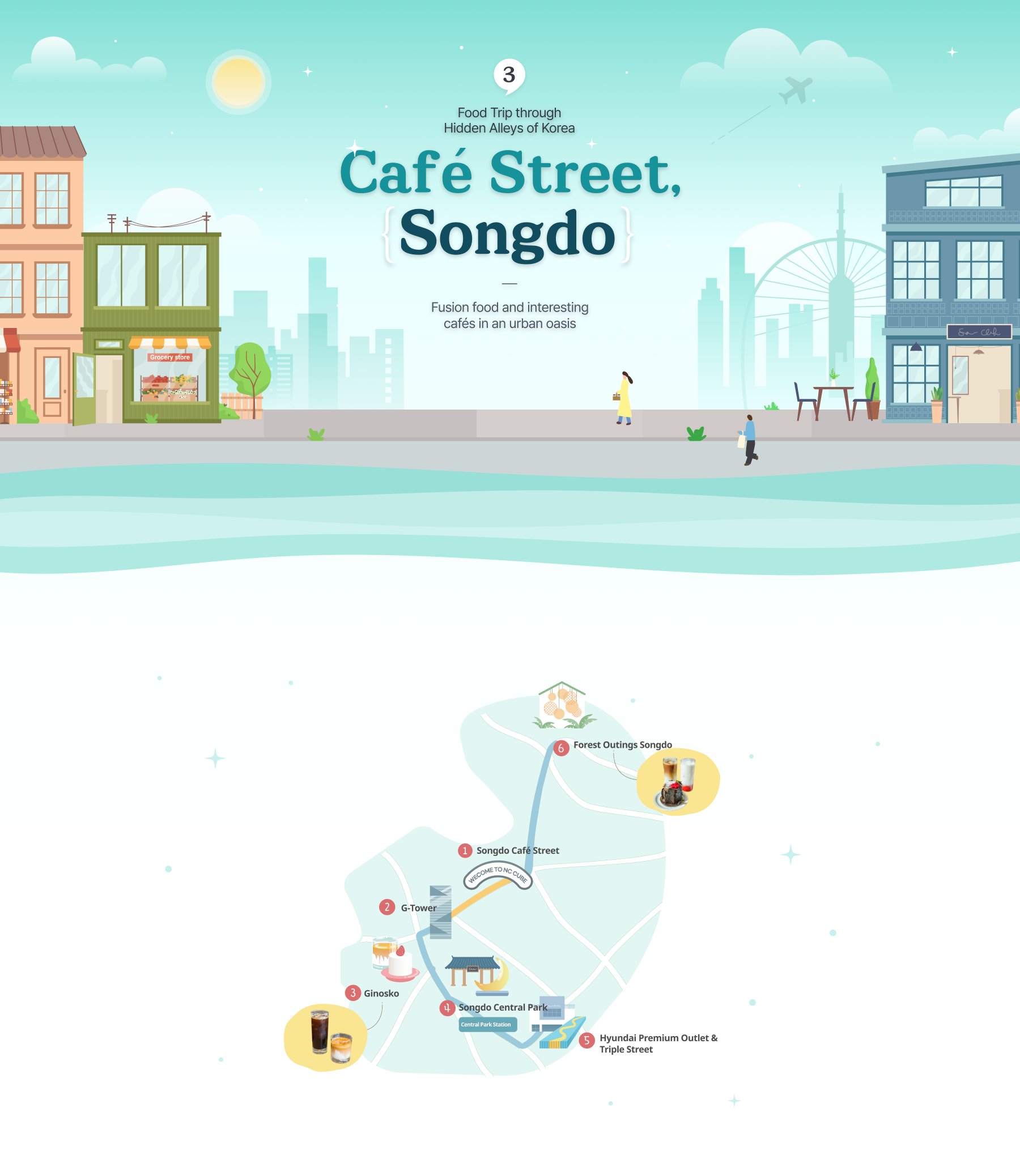 Songdo Café Street, Incheon : VISITKOREA