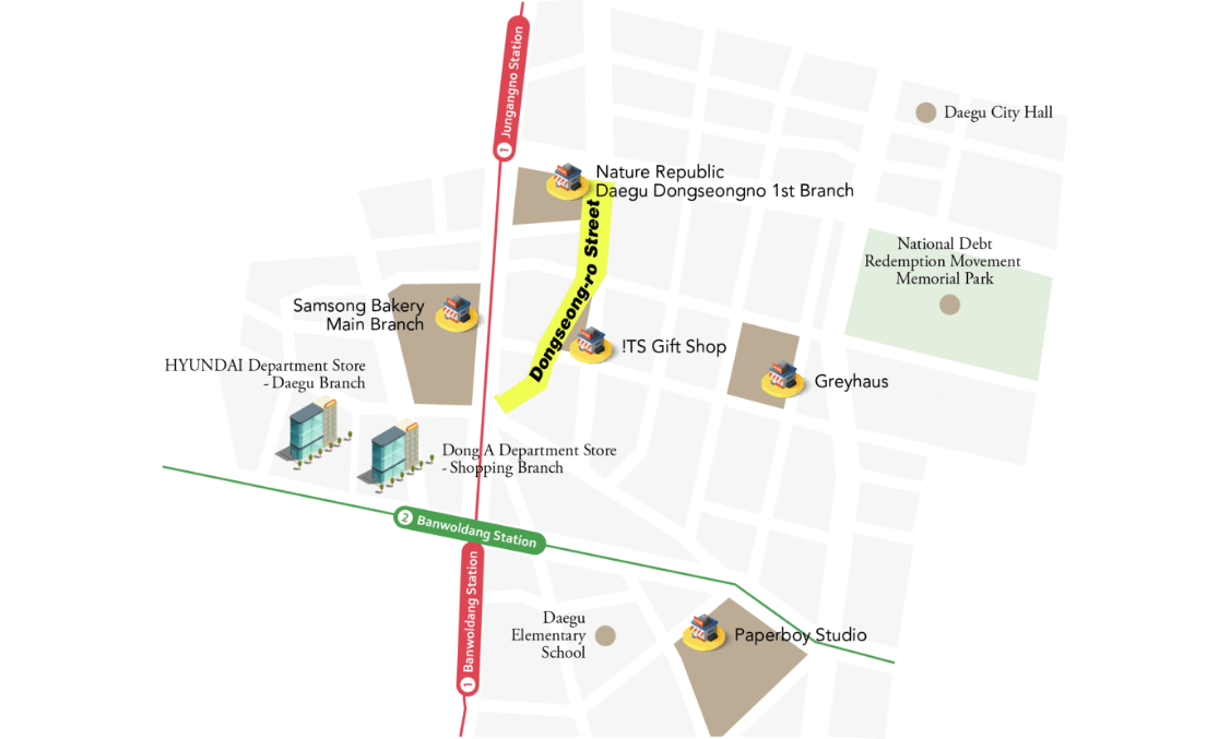 [Daegu] Daegu Dongseong-ro Street : VISITKOREA